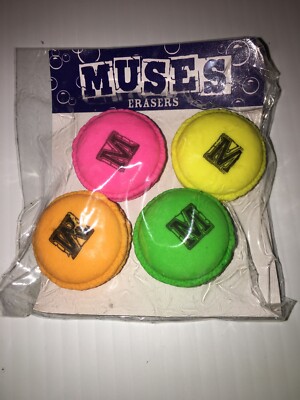 Krewe Of Muses Macaroons Eraser Set New Orleans Mardi Gras 6 | eBay