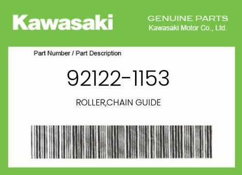 Kawasaki Genuine Roller,Chain Guide - 92122-1153 | eBay