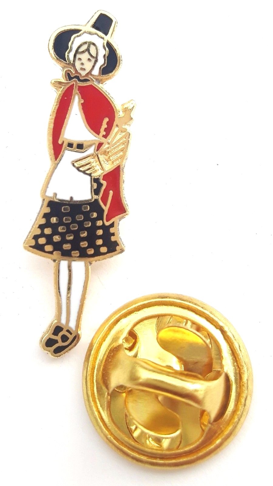 Wales National Cymru Dressed Lady Enamel Lapel Pin Badge T 756 | eBay UK