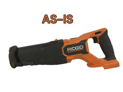 AS-IS RIDGID 18V Brushless Cordless Reciprocating Saw R8647 FOR PARTS ...