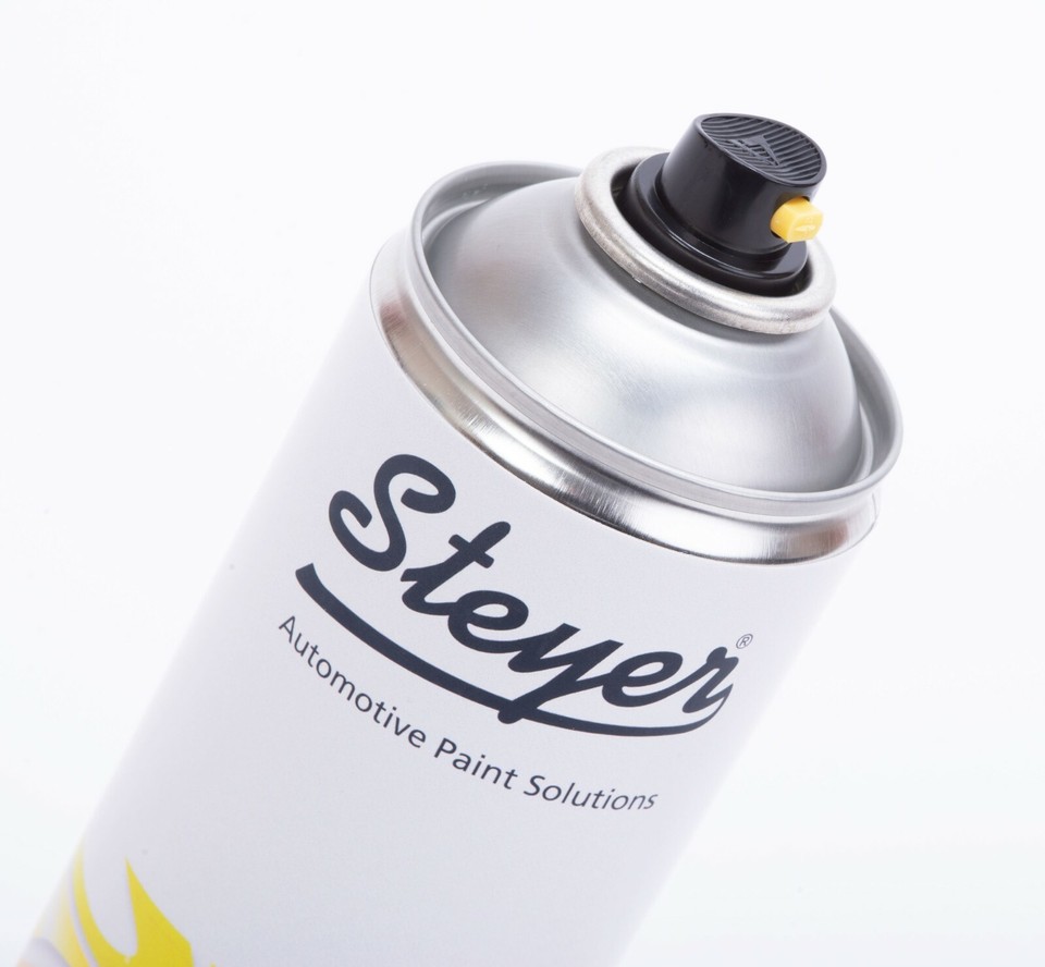 AEROSOL JET BLACK SUPER GLOSS FINISH CAR SPRAY PAINT 400ML CAN FAST DRY ...