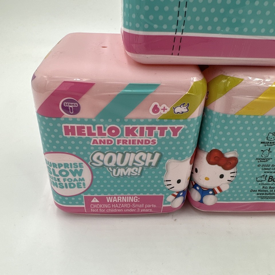 3 Hello Kitty And Friends Squish Ums Bullsitoy Random Hello Kitty ...