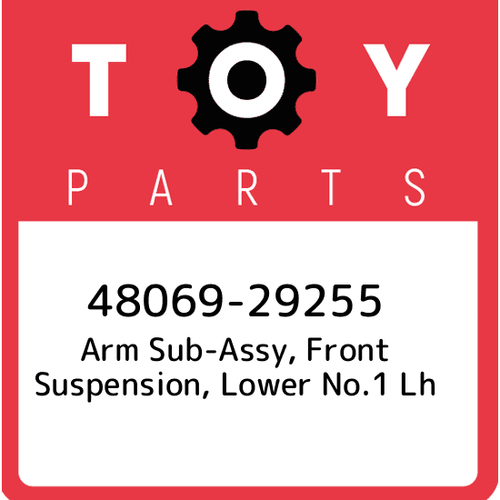 48069-29255 Toyota Arm sub-assy, front suspension, lower no.1 lh ...