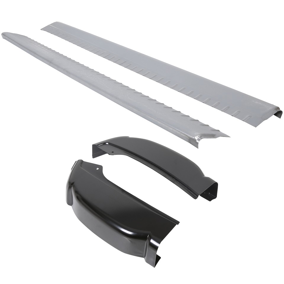 For 99-07 Chevy Silverado 4DR EXT Cab Inner & Outer Rocker Panels w ...