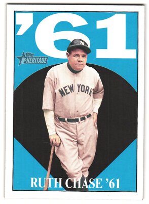 2010 Topps Heritage #61BR6 Babe Ruth Ruth Chase '61 NM | eBay