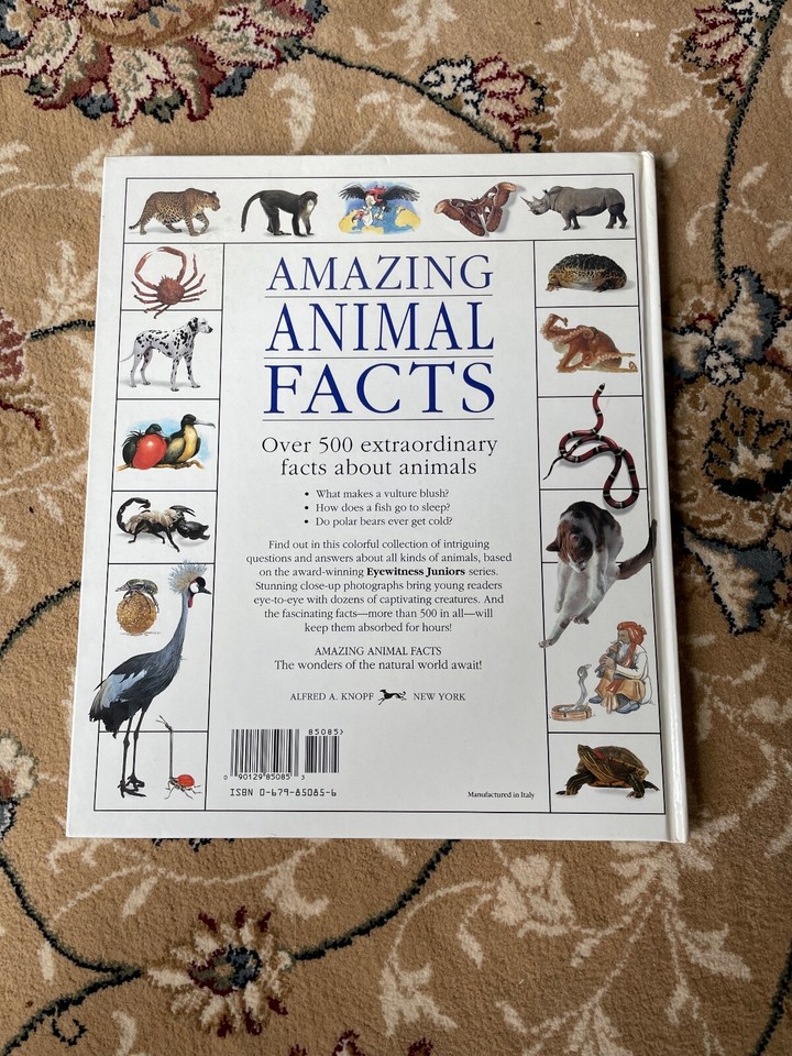 Amazing Animal Facts Book: A Question and Answer Book 9780679850854| eBay
