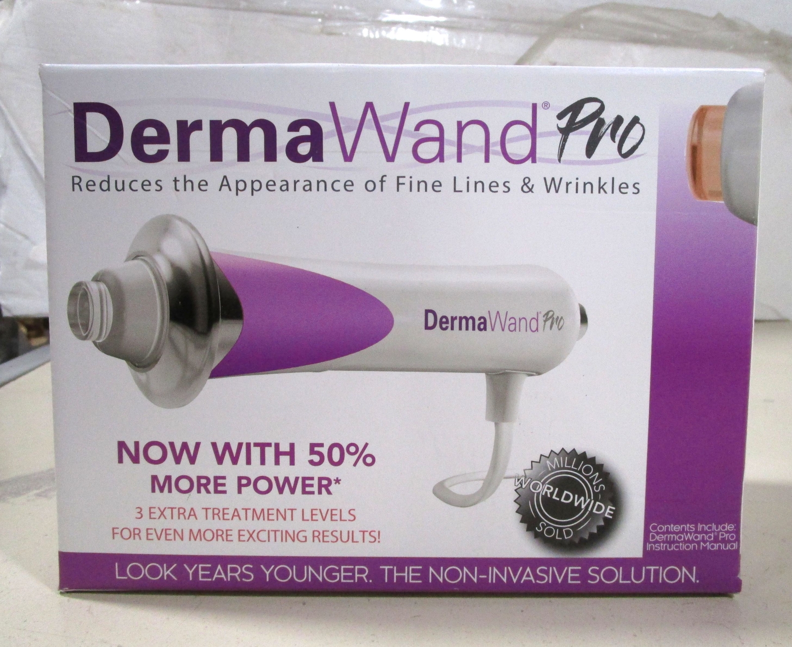 NEW OPEN BOX Dermawand Pro For Fine Lines & Wrinkles Skin 5pc Set $289.99 | eBay