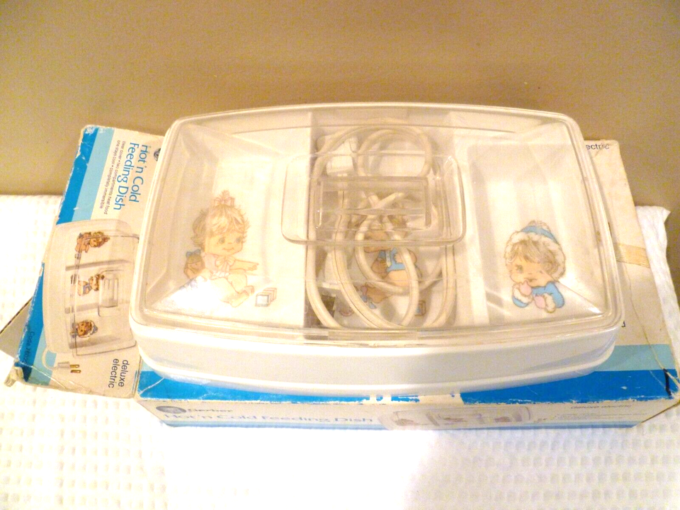 Vintage Gerber Hot 'n Cold Feeding Dish in Original box. | eBay