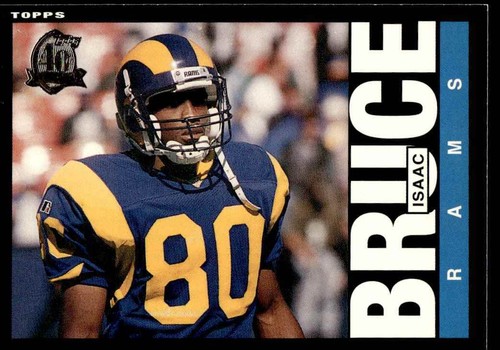 1996 Topps 40th Anniversary Isaac Bruce St. Louis Rams #30 | eBay