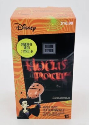NEW Gemmy Hocus Pocus LED Shadow Waves Projector Halloween Disney ...
