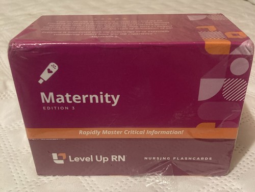 Level Up RN Maternity Nursing Flash Cards Edition 3‼️READ | eBay
