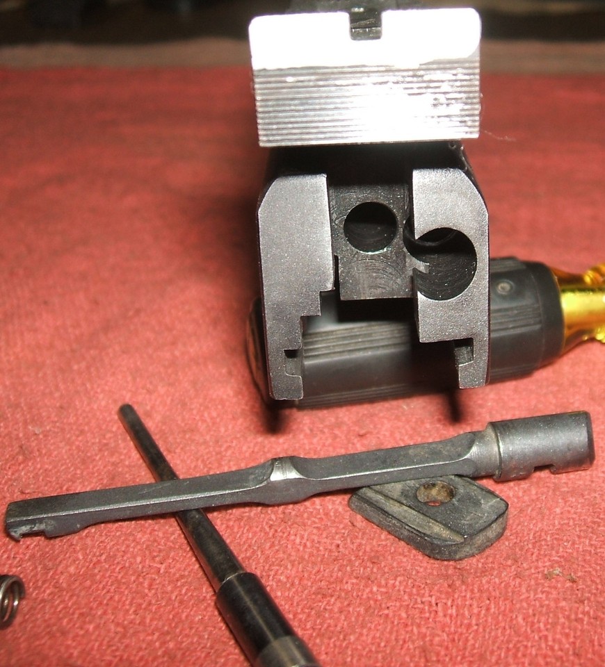 Colt 1911 Slide Pre Series 70 National Match Gold Cup w/ Bomar Rib Blue ...