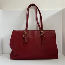 Vintage Coach Legacy 9545 Medium Red Leather Satchel Tote Bag for sale ...