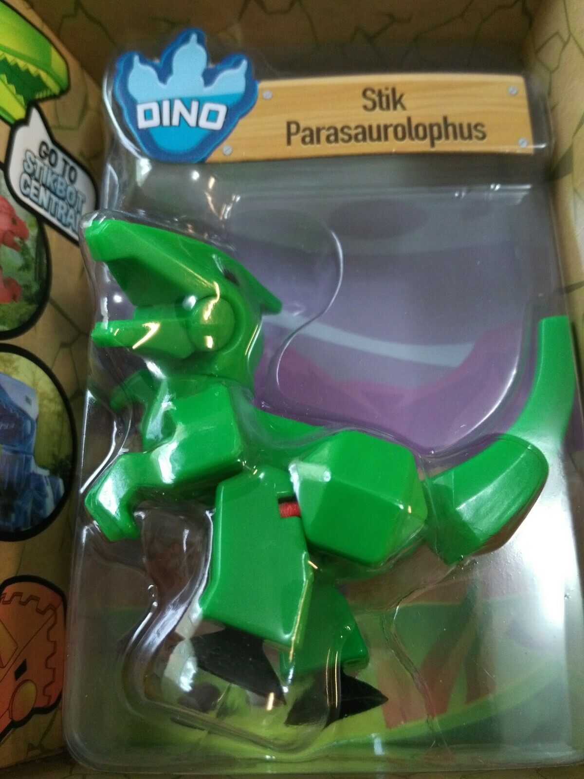 Zing Stikbot Dino Grey Stik Parasaurolophus Dinosaur H1 for sale online ...