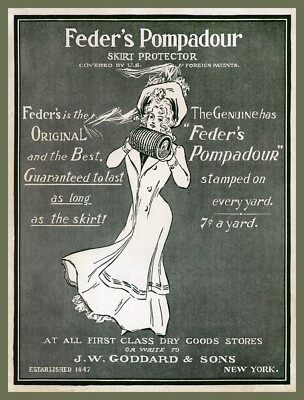 11143.Decor Poster.Vintage Interior wall design.Victorian Skirt ...