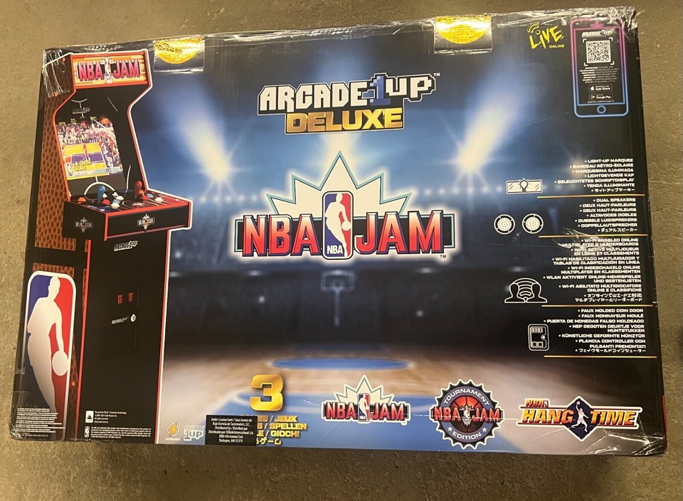 Arcade1Up NBA Jam Deluxe 2-Player Control Panel Arcade Machine | eBay
