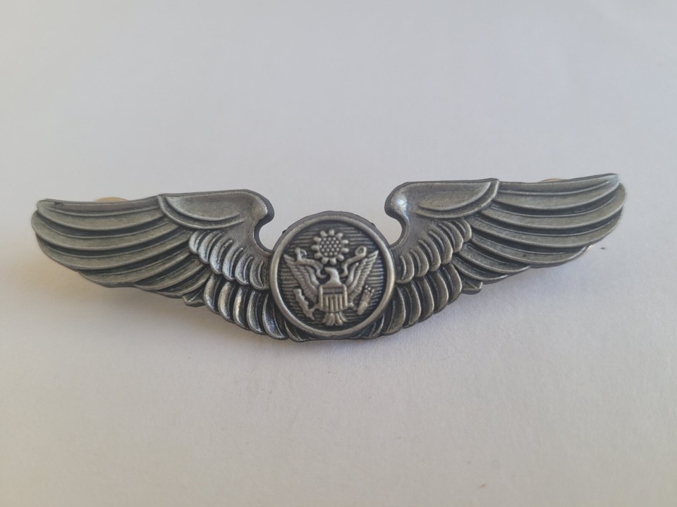 US Air Force 3" Enlisted Air Crew Member Wings Replica Lapel Pin USAF ...