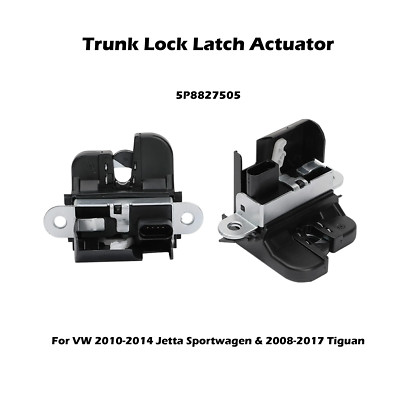 Trunk Door Lock Latch New For VW Volkswagen Tiguan Jetta Golf TDI GTI R ...