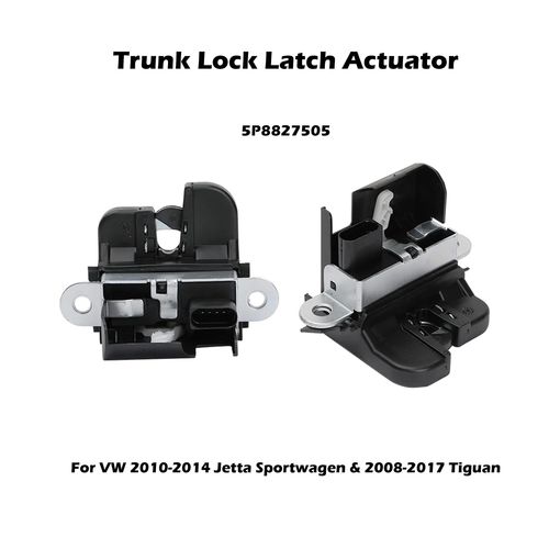 Trunk Door Lock Latch New For VW Volkswagen Tiguan Jetta Golf TDI GTI R ...