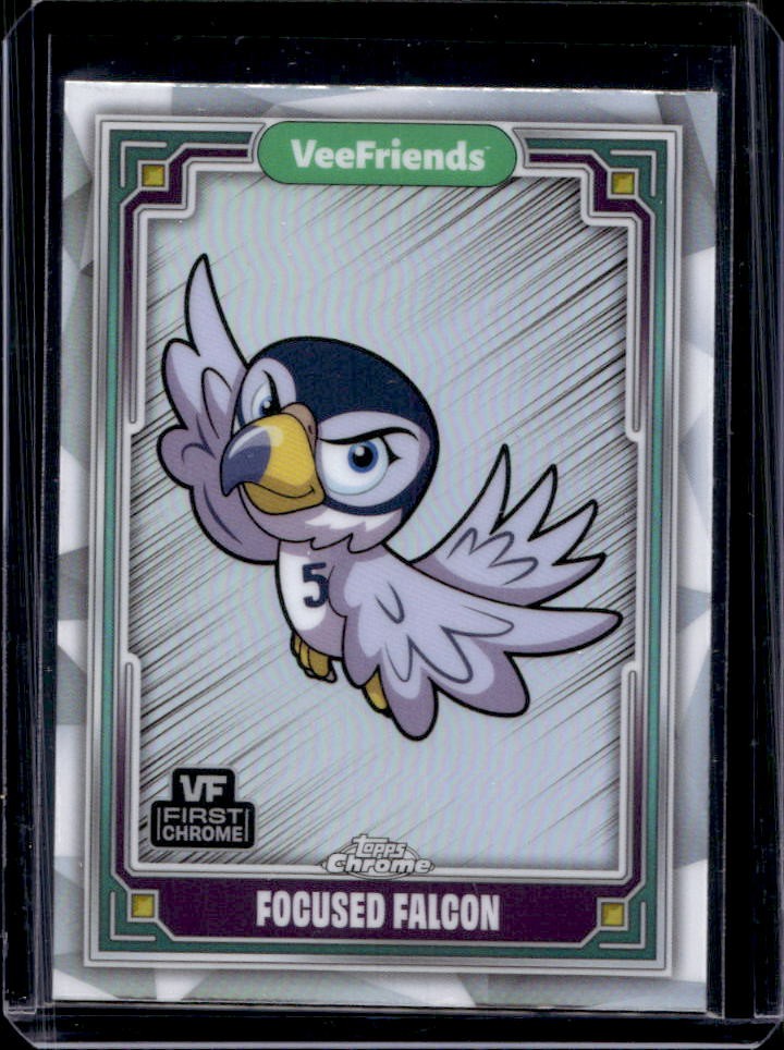 Focused Falcon 2025 Topps Chrome VeeFriends #4 RayWave Refractor /199 ...