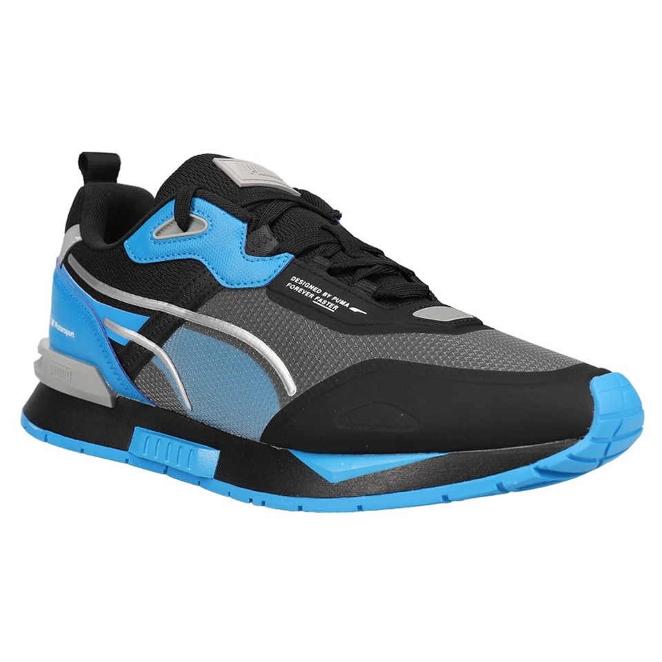 PUMA Bmw M Motorsport X Mirage Tech Lace Up Mens Black, Blue Sneakers ...