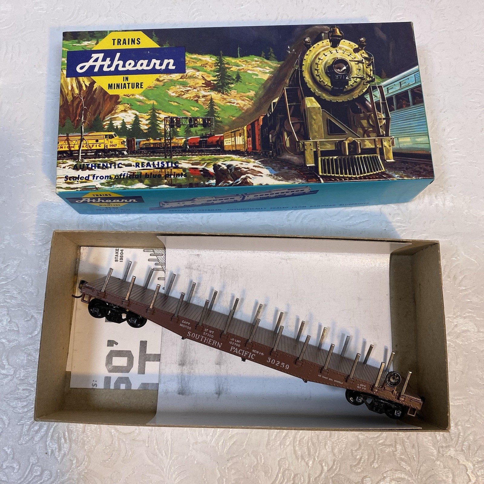 Lot 6 Vintage Athearn HO Scale Train Cars Box Instr 1475 Pickle Car ...