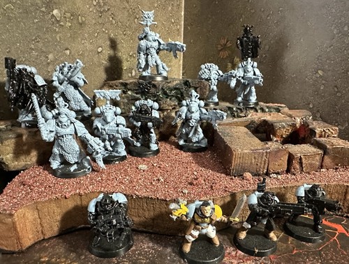 Warhammer 40K Space Wolves, Grey Hunters X9 Wolf Scouts X 4 | eBay