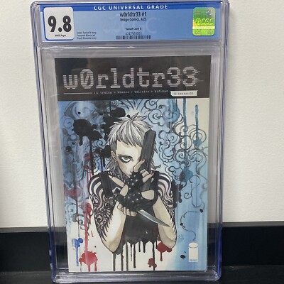 w0rldtr33 #1 CGC 9.8 (Image 2023) worldtr33 Momoko 1:75 Ratio Variant ...