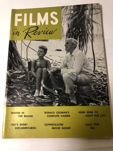 b FILMS in REVIEW April 1958 MITZI GAYNOR & Buddy Adler in SOUTH ...