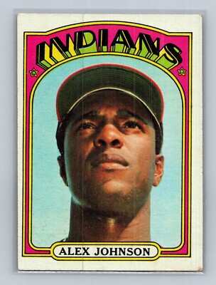 1972 Topps Alex Johnson #215 Indians | eBay