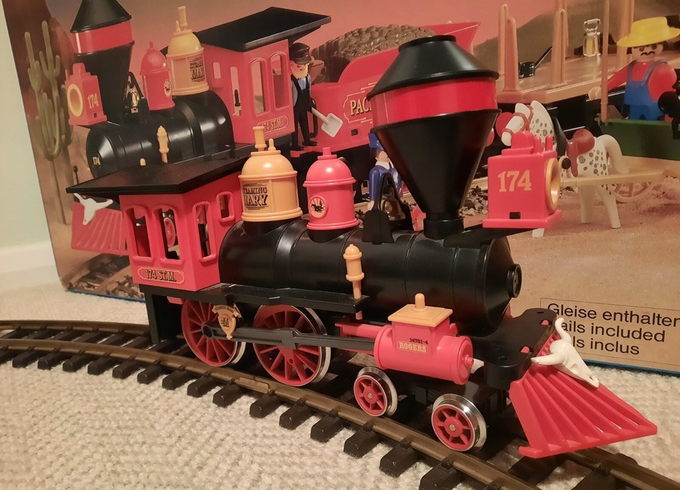 Playmobil 4034, Vintage Pacific Steaming Mary Train, Ver 1, 100% ...