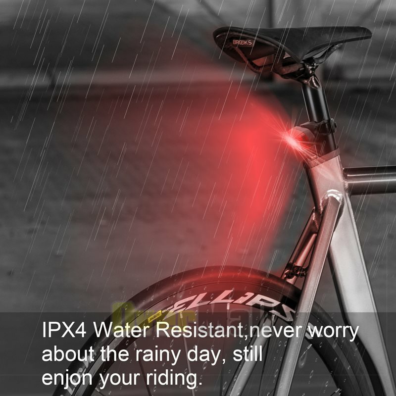 Waterproof Bike LED Lamp Light Rear Flashing Cycling Bicycle Tail ...