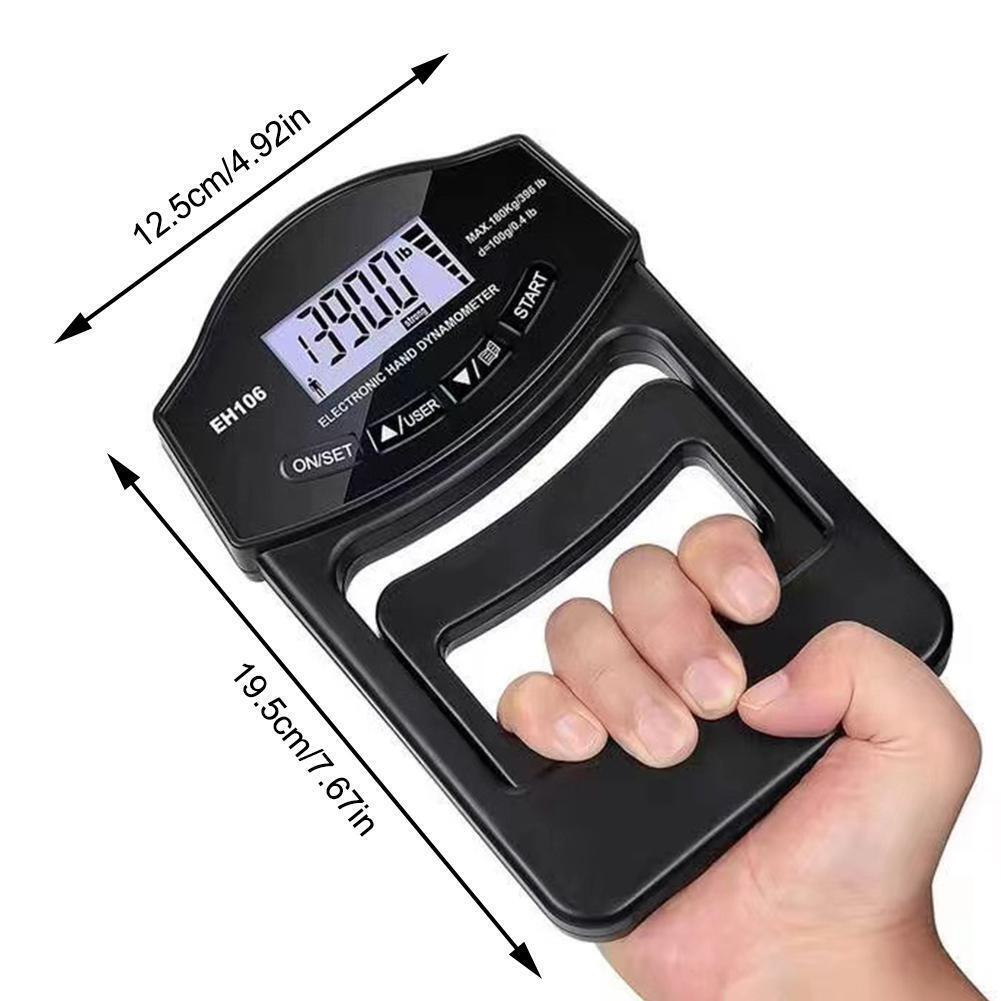 Digital Hand Grip Strength Tester Precision Hand Dynamometer Trainer ...