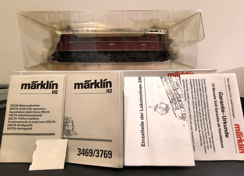 MARKLIN HO 3469 BR E19 12 E-LOK DELTA DIGITAL EXPRESS SERVICE ...