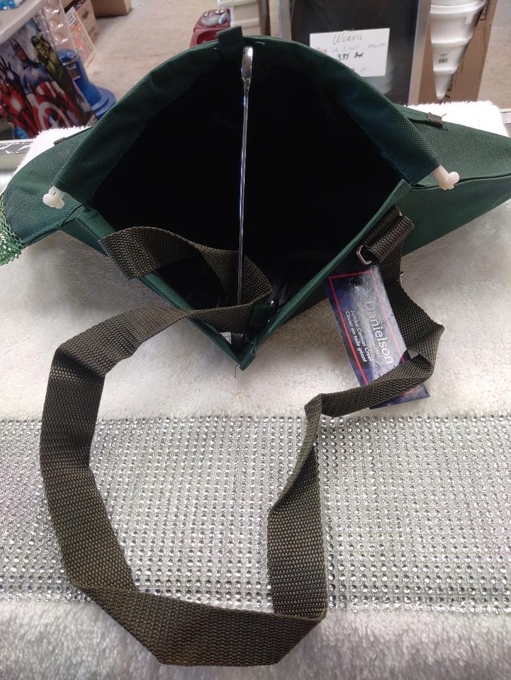South Bend Jumbo Canvas Creel With Strap/ Aprox 18" long X 12 Tall X 8 ...