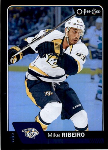 2016-17 O-Pee-Chee - Black Rainbow Foil #441 Mike Ribeiro /100 for sale online | eBay
