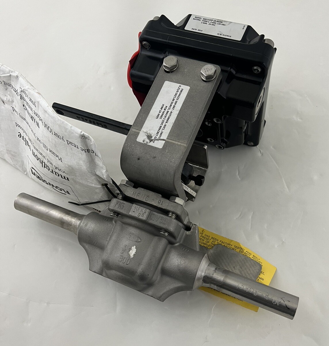 Flowserve Automax NXCLU2PP-18-00200 Positioner Actuator Ball Valve 720 ...