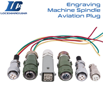 CNC Spindle Plugs for Water Cooled Spindle Motor Air Cooled Spindle ...