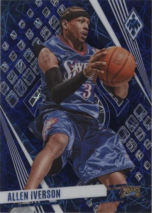 2023-24 Panini Phoenix - Allen Iverson #8 Blue Lazer Phoenix /275 for ...