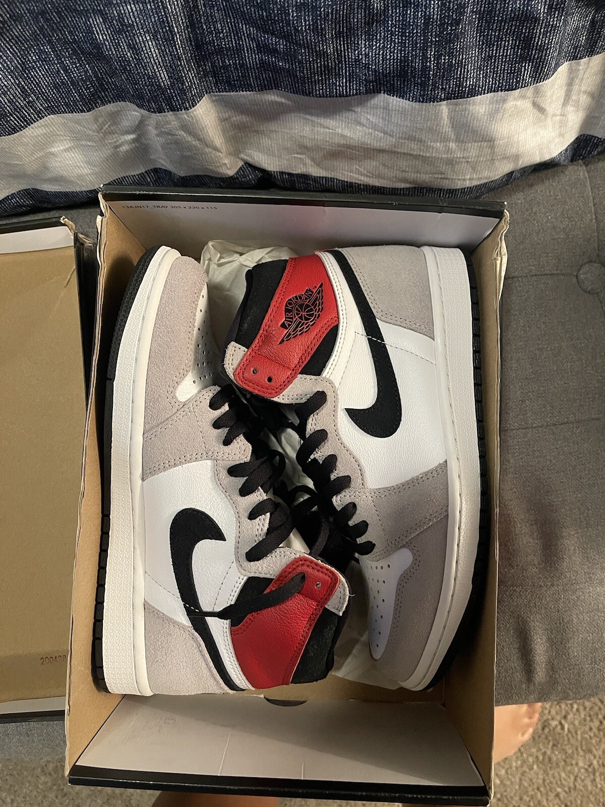 Size 8 - Jordan 1 Retro High OG Smoke Gray 2020 194494062863| eBay