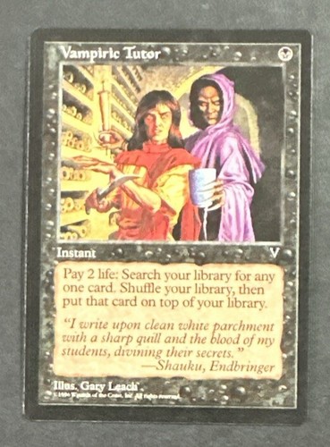 Magic the Gathering Vampiric Tutor Card #3 | eBay