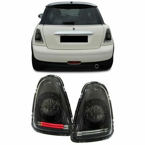 SMOKED LED REAR TAIL LIGHTS LAMPS FOR MINI COOPER R56 R57 CABRIO 2006 ...