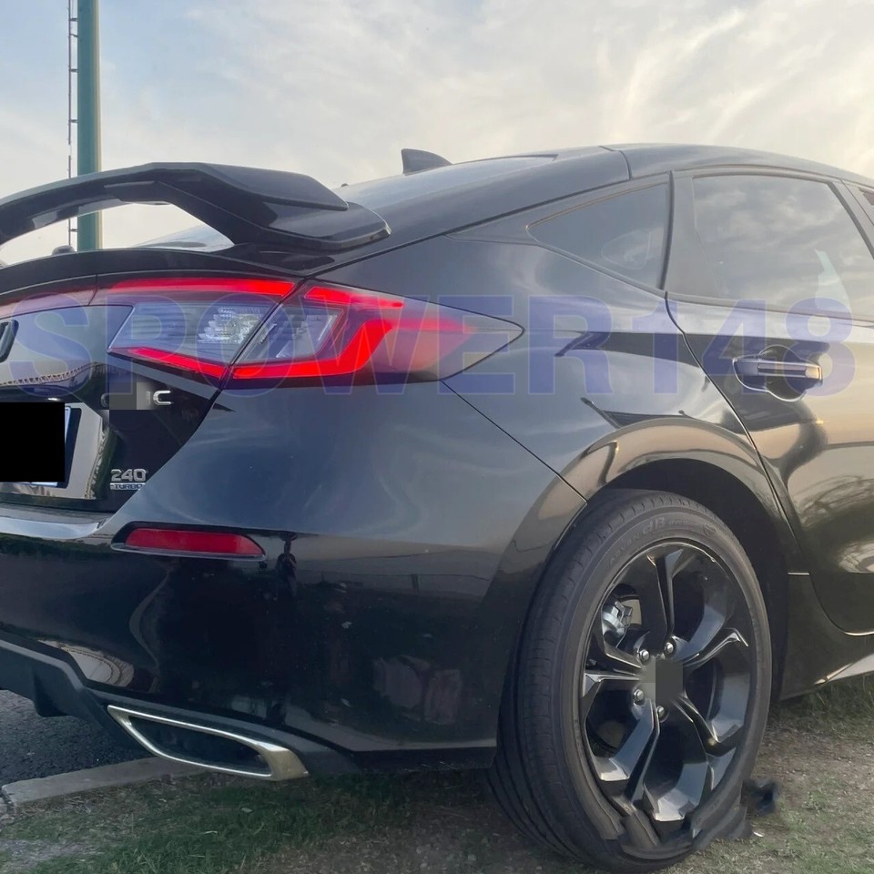 FOR 22-26 Honda CIVIC HATCHBACK FL1 FL2 HPD STYLE GLOSSY BLACK REAR ...