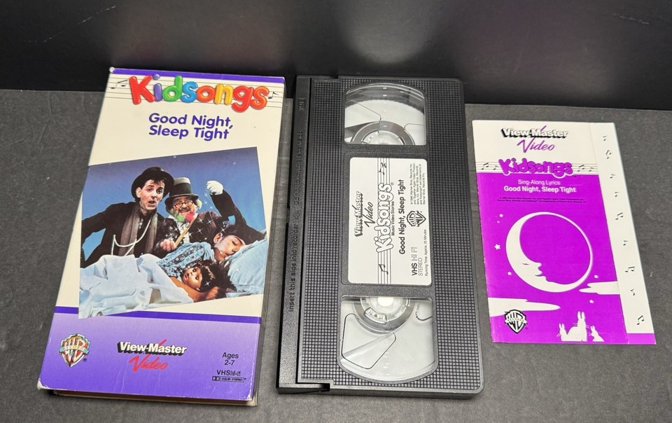 Kidsongs Good Night, Sleep Tight VHS 1986 View-Master Video Sing-a-long ...