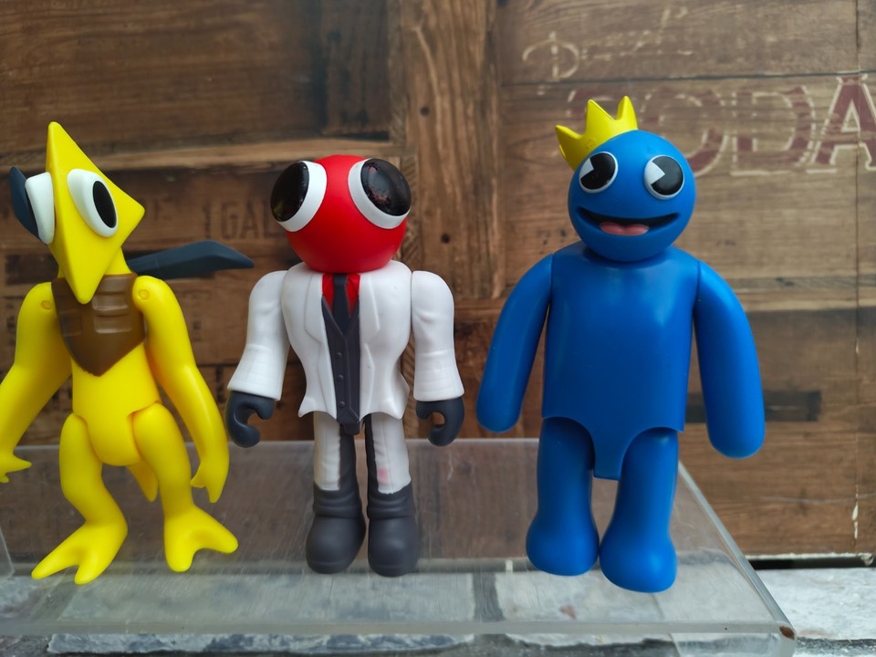 Rainbow Friends 5" Action Figure Bundle - Blue Red Yellow | eBay UK