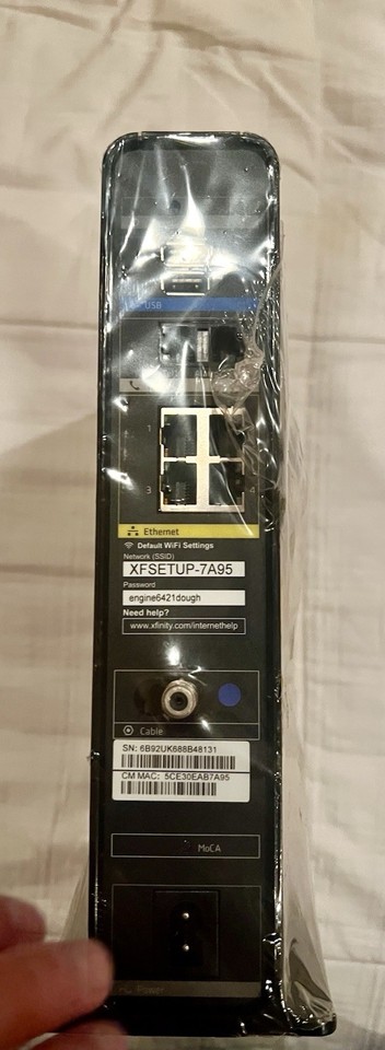 ARRIS Xfinity XB3 Dual-Band WiFi 802.11ac Router TG1682G Cable Modem ...