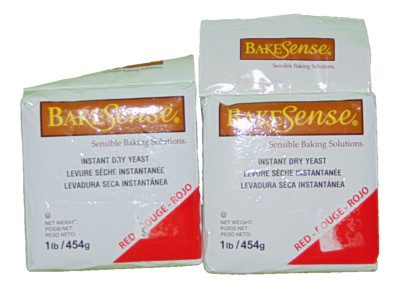 2-Pack Bake Sense Instant Dry Yeast For Oven Or Bread Machines 1 lb 2 ...