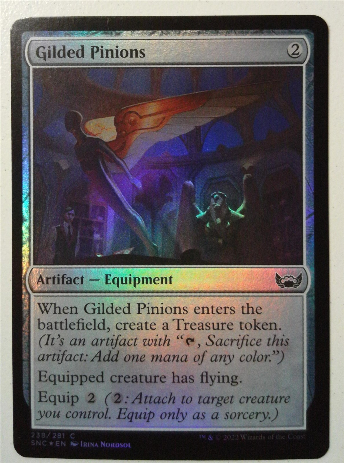 Gilded Pinions *FOIL Common* Magic MtG x1 Streets of New Capenna | eBay