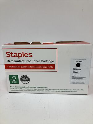 Tru RED Reman Black STD YLD Micro Toner Cartridge Replacement - HP55A ...