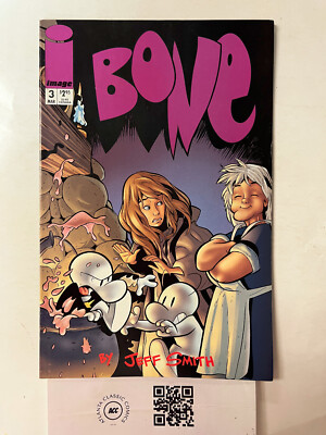 Bone #3 VF Image Comic Book Fone Phoney Smiley Rose Thorn Rat Creatures ...
